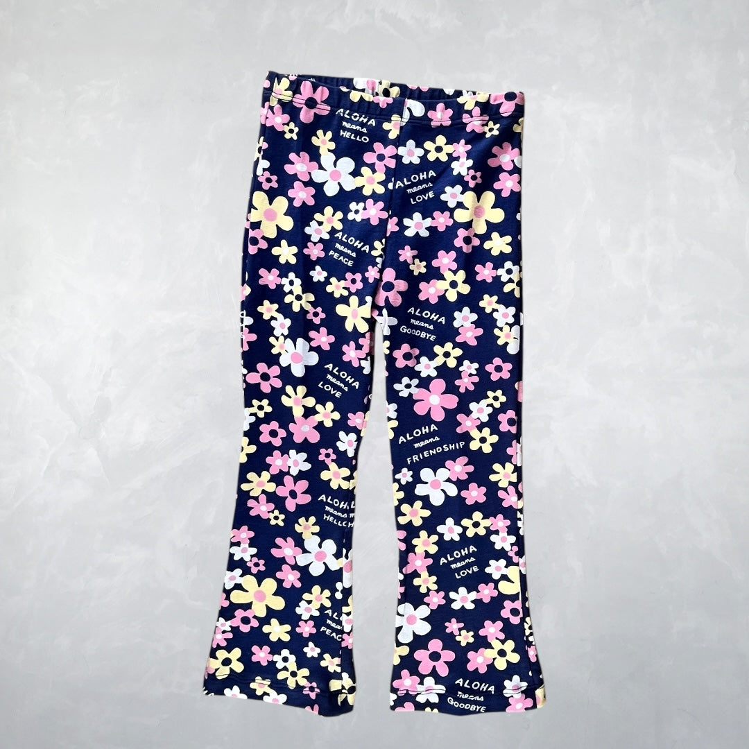 Kula Bells - Friendly Flowers Navy – Little Chiefs Hawaii