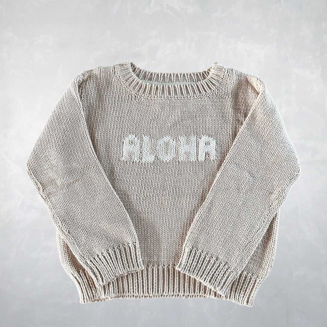 Nui Knit - Sand – Little Chiefs Hawaii